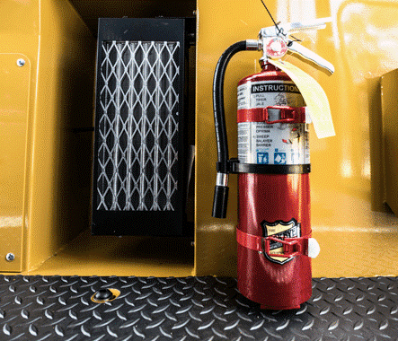 Trackmobile Fire Extinguisher - Wiese